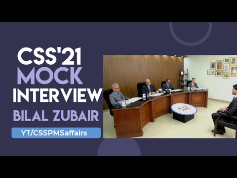 css live interview bilal zubair - YouTube