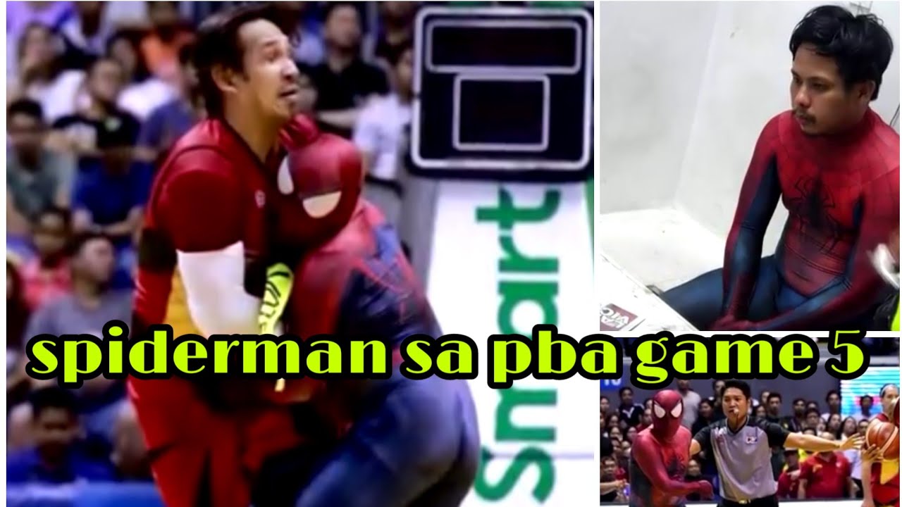 Spiderman sa pba game 5 finals - YouTube