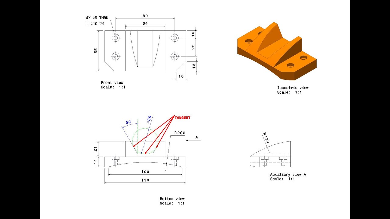 CATIA V5 TUTORIAL EXERCISE 8 - YouTube