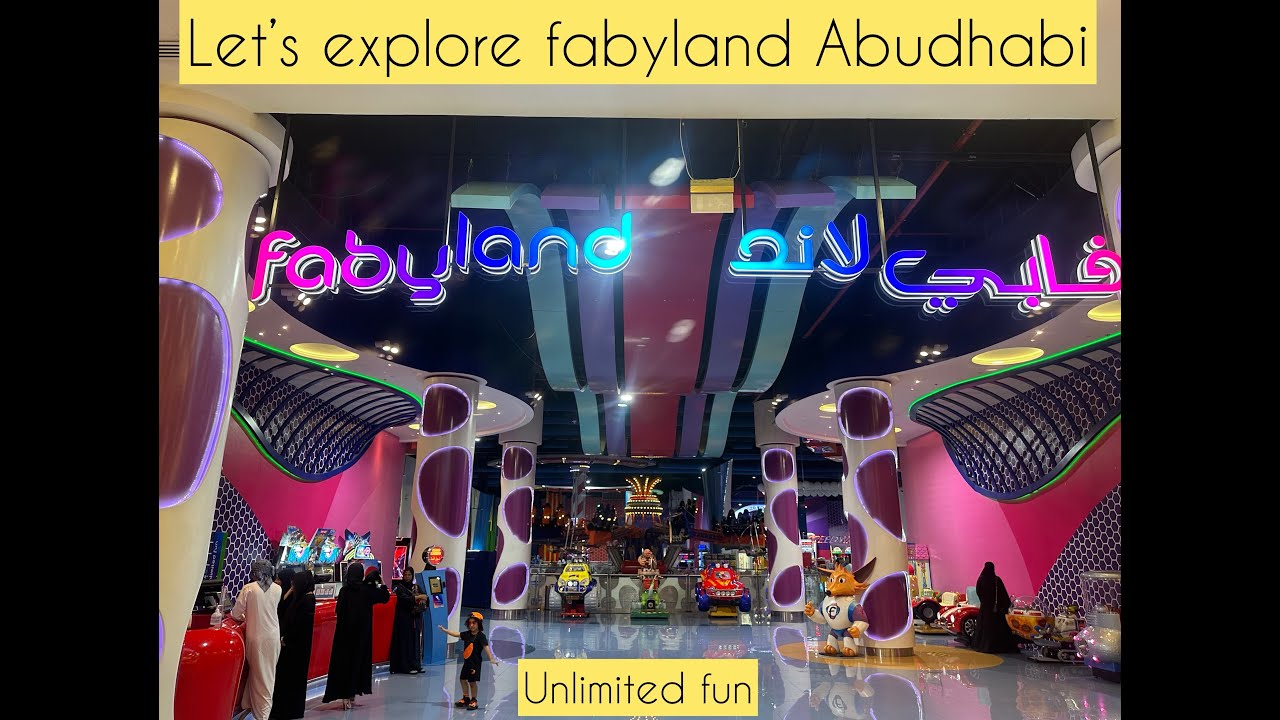 Faby land Abu Dhabi / Fun indoor Playground for kids / Entertainment ...