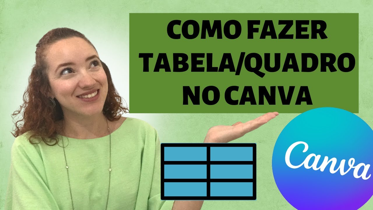 Como fazer uma TABELA (QUADRO) no CANVA | Débora Meireles - YouTube