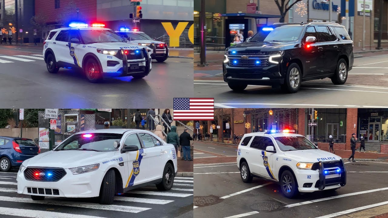 🚨 ⁴ᴷ PHILADELPHIA POLICE DEPARTMENT VEHICLE { MARKED + UNMARKED + MEDIC ...