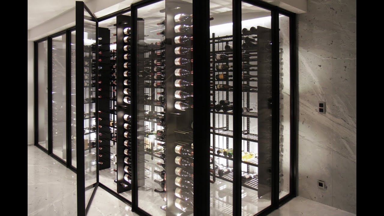 Degré 12 - Design wine cellars & cabinets - GRAVITY Collection - YouTube