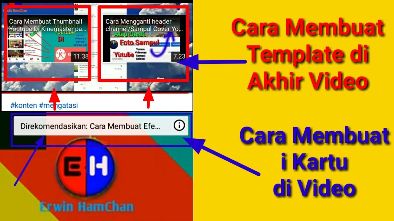 Mudah Cara Menambahkan Layar Akhir Di video Youtube - YouTube