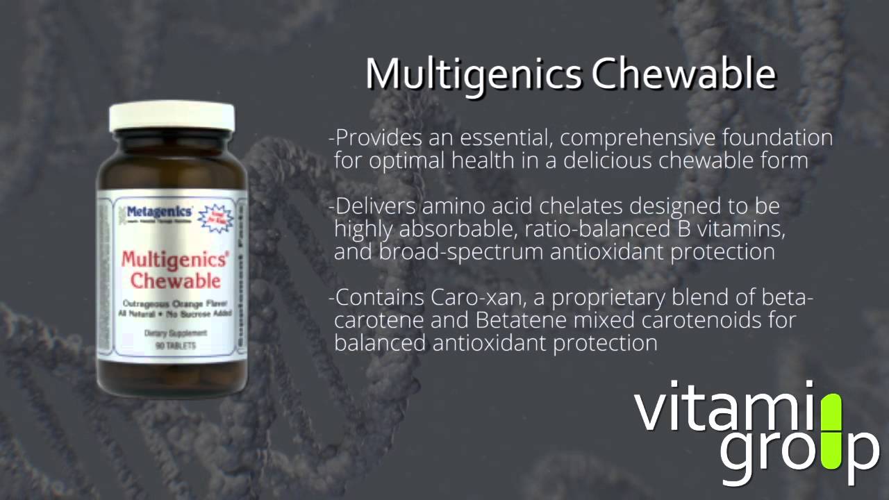 Multigenics Chewable | The Vitamin Group - YouTube