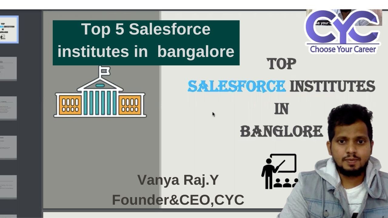 Top 5 Salesforce institutes in bangalore |best salesforce institutes in ...