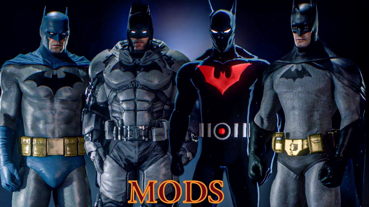 New Arkham Knight Mod Suit Ups| Suit Showcase Combat and Display - YouTube