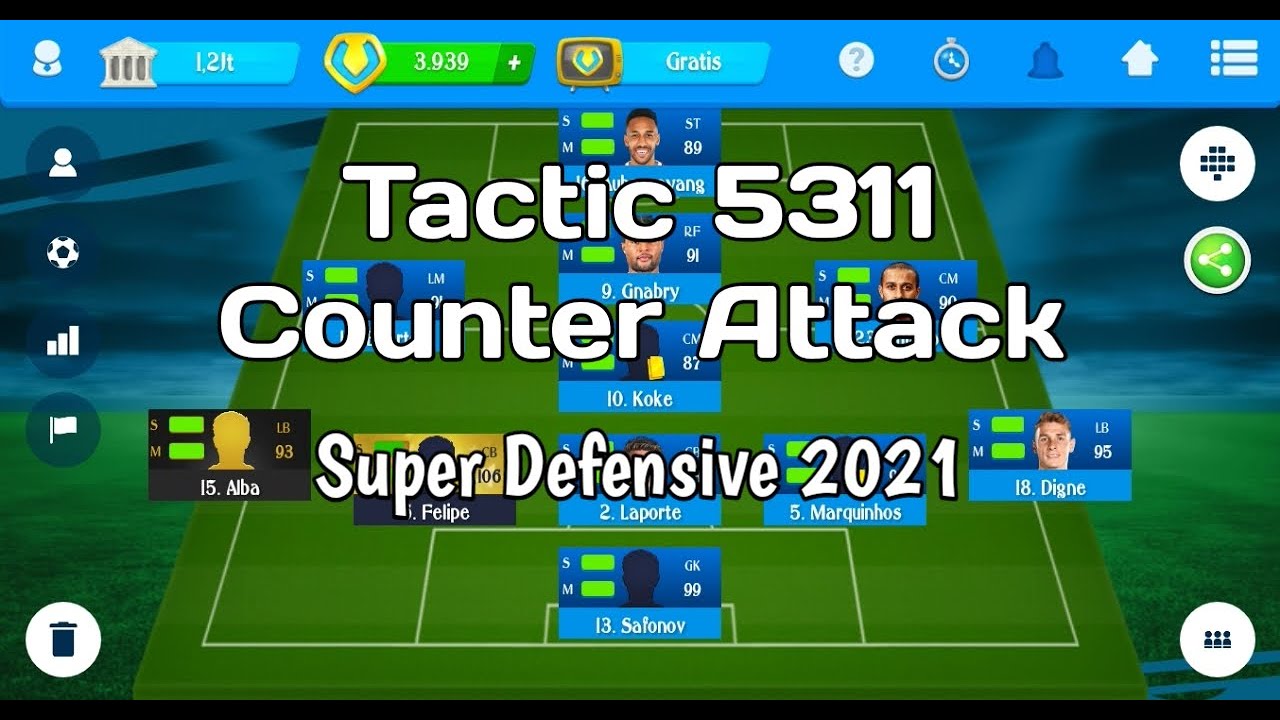 OSM Tactics | 5311 counter attack Tactic 2021 | English Version - YouTube