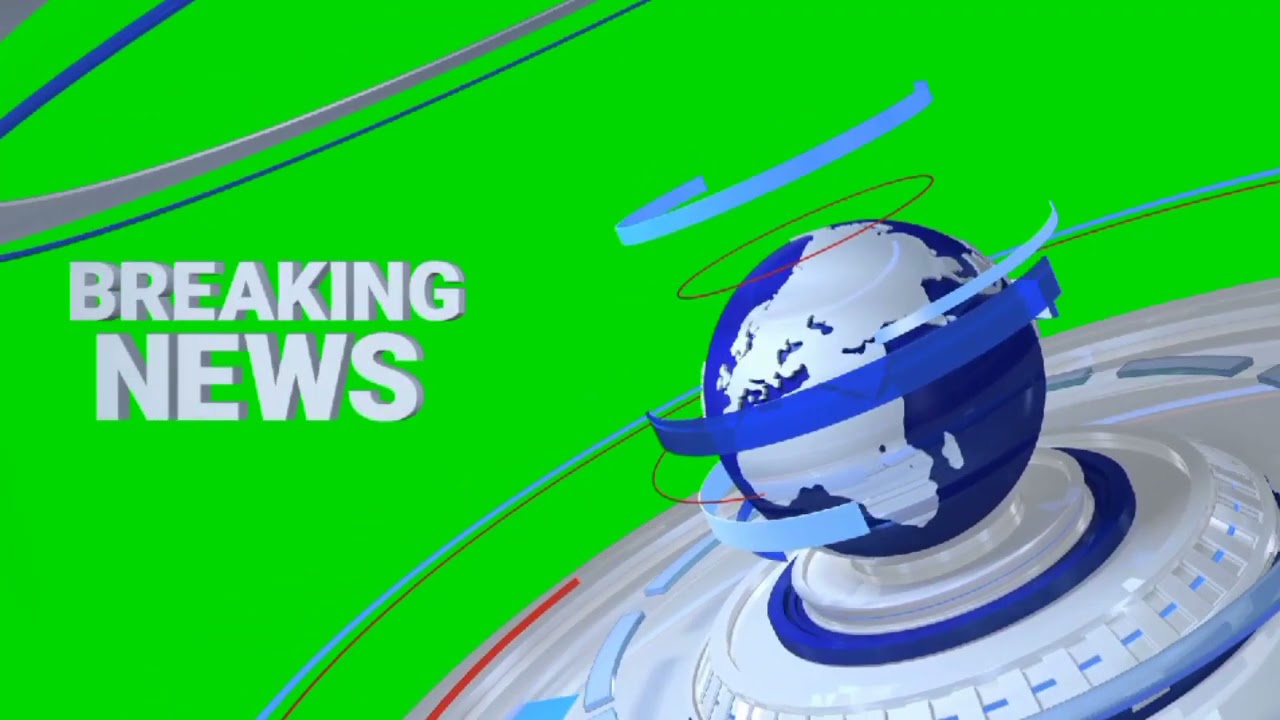 Green Screen Breaking news intro no copyright - YouTube