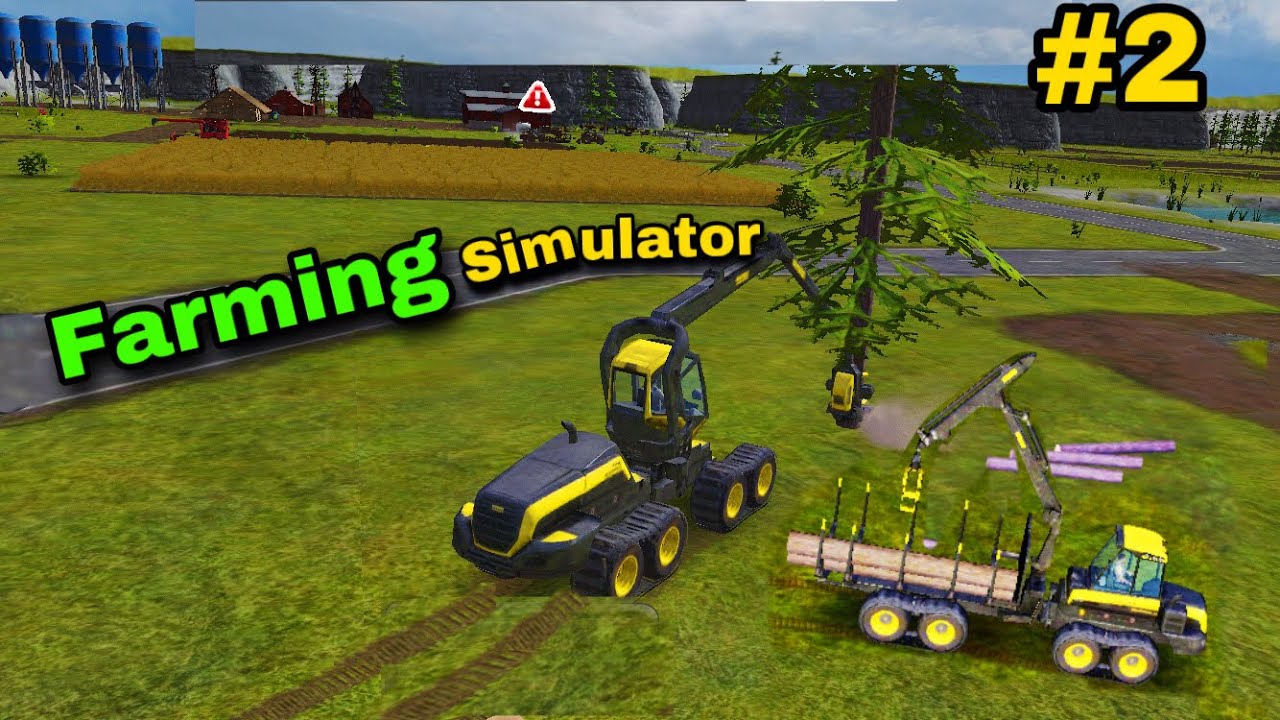 Tree cutting || farming simulator 16 || forestry || 🌴🌲🌳 - YouTube