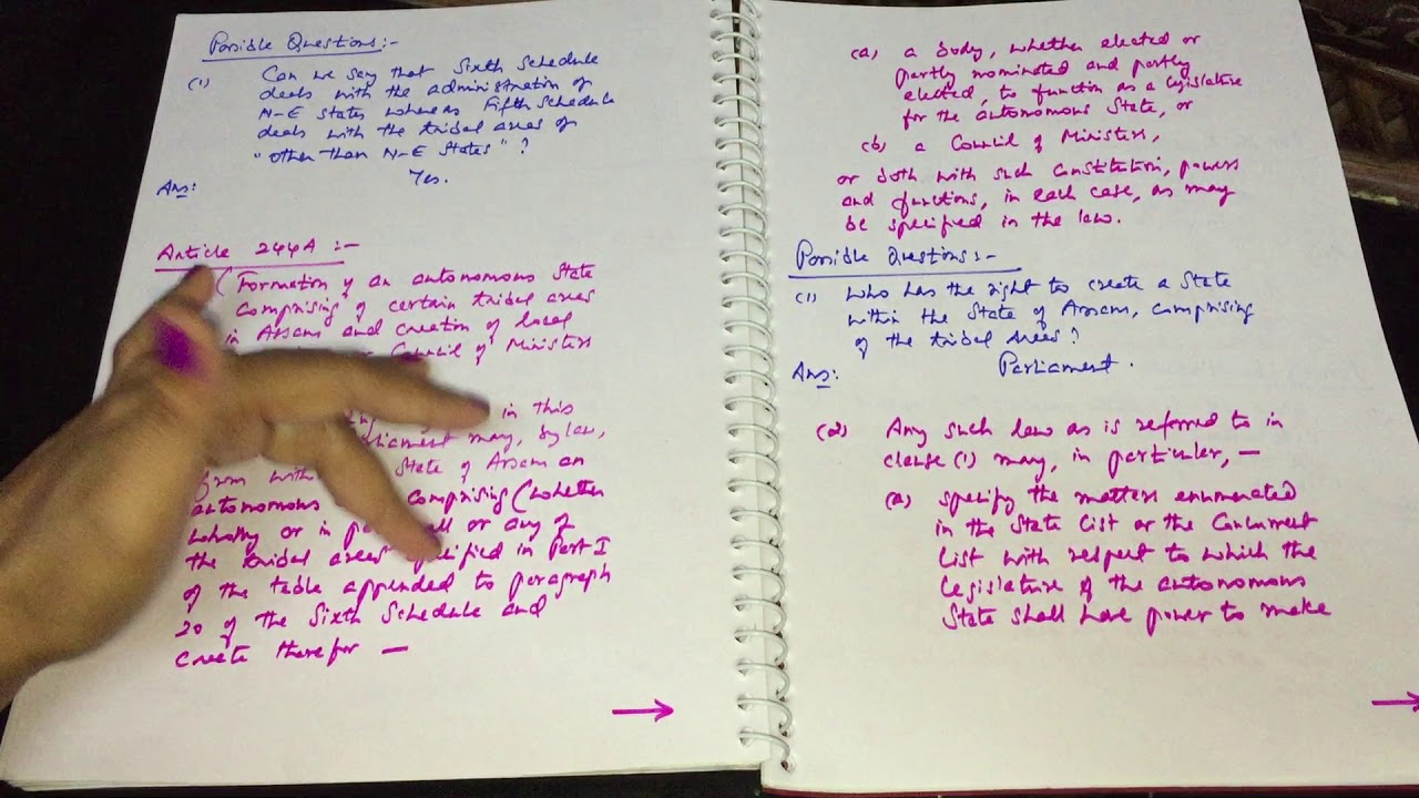 Constitution made easy - 148 (Part X)(Scheduled Areas & tribal areas ...