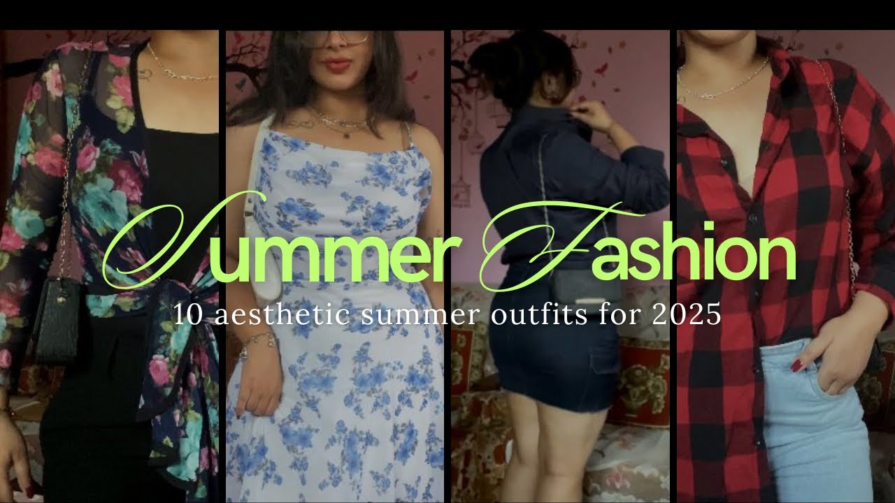 Summer fits that scream Aesthetic 🧺 10 Must-Try outfits 🌴 - YouTube