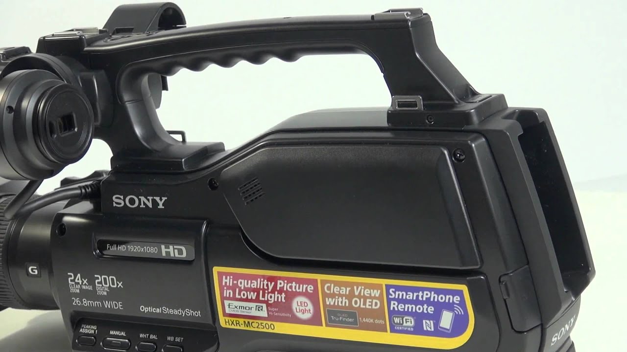SONY HXR-MC2500 소개영상 - YouTube