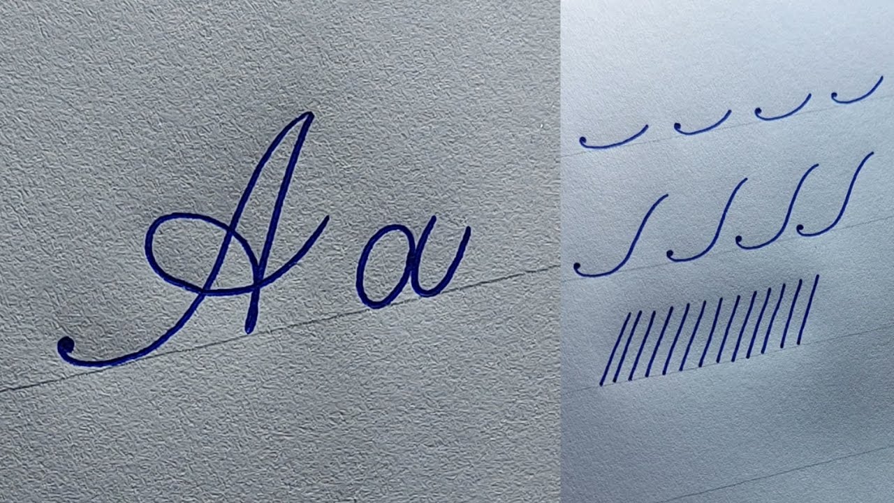 Improve Your Handwriting: Master the Letter 'A' | Step-by-Step Tutorial ...