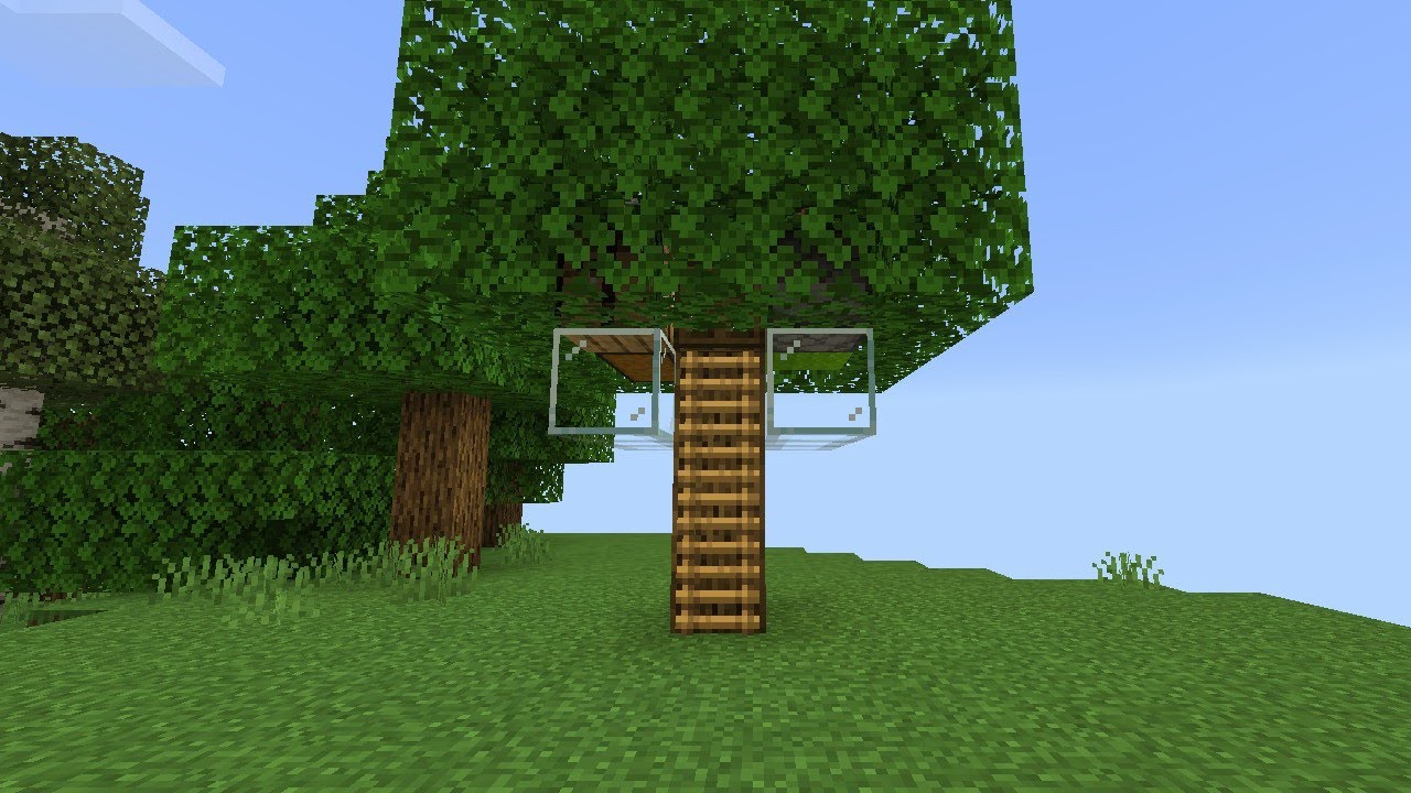 How to make a easy tree house in minecraft ? 🌳#minecraft - YouTube
