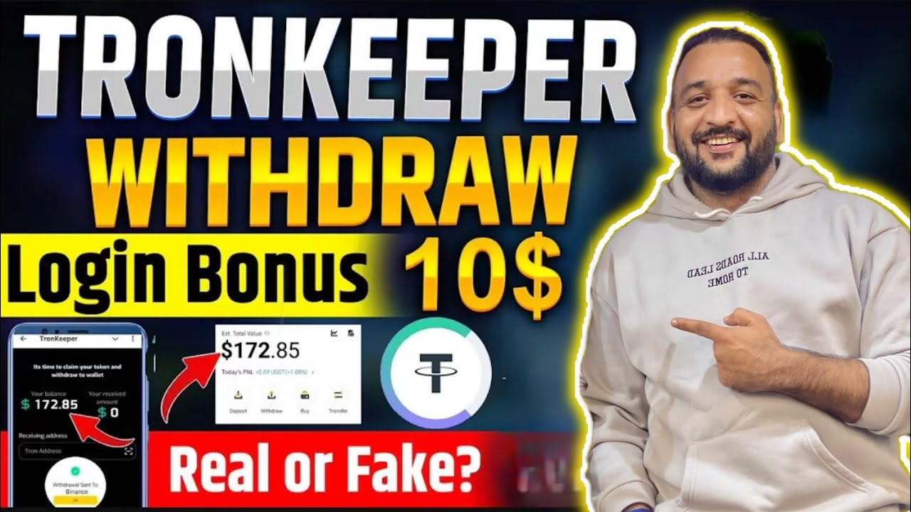 TronKeeper Mining Bot update | TronKeeper Airdrop Withdrawa || full ...