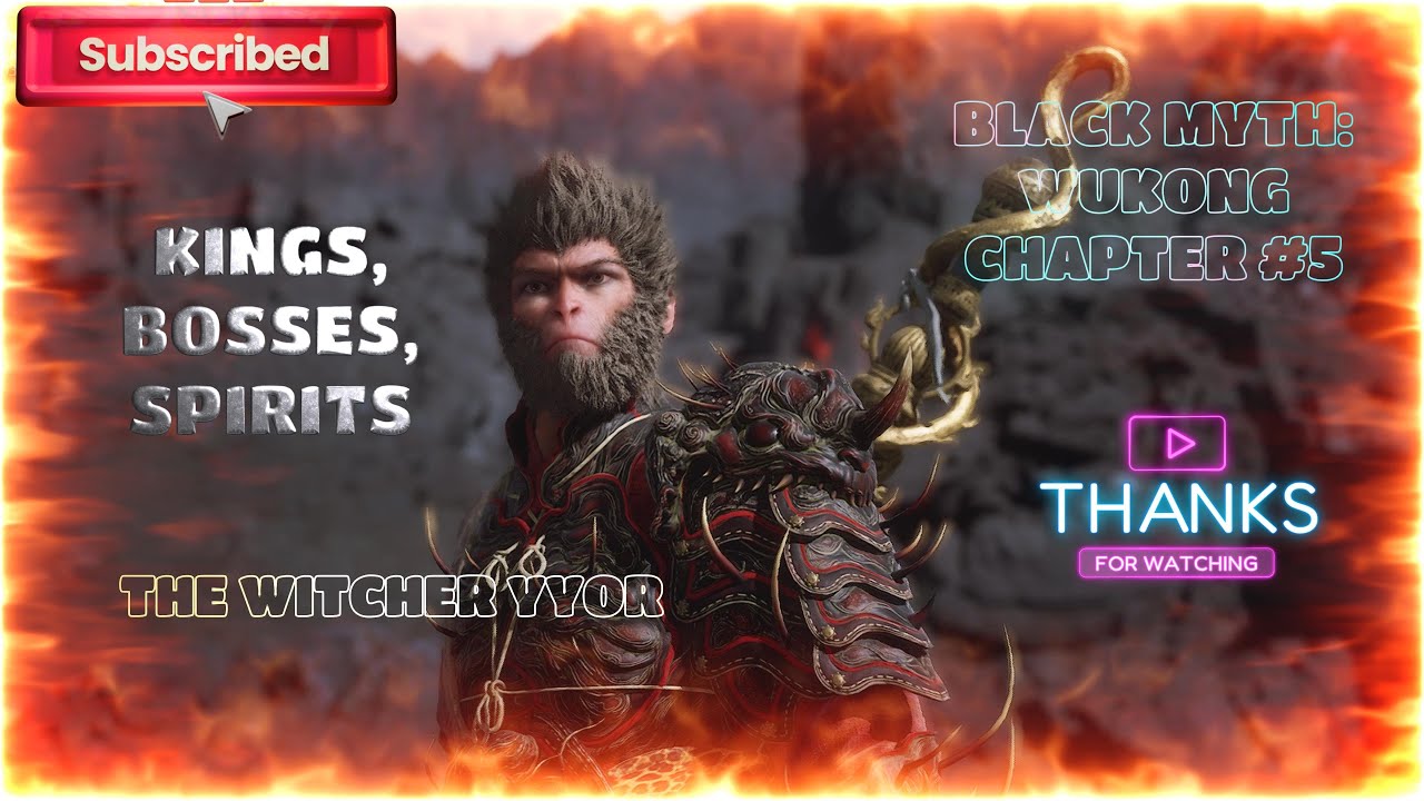 BLACK MYTH: WUKONG, CHAPTER #5, KINGS, BOSSES, SPIRITS, GAMEPLAY!!! # ...