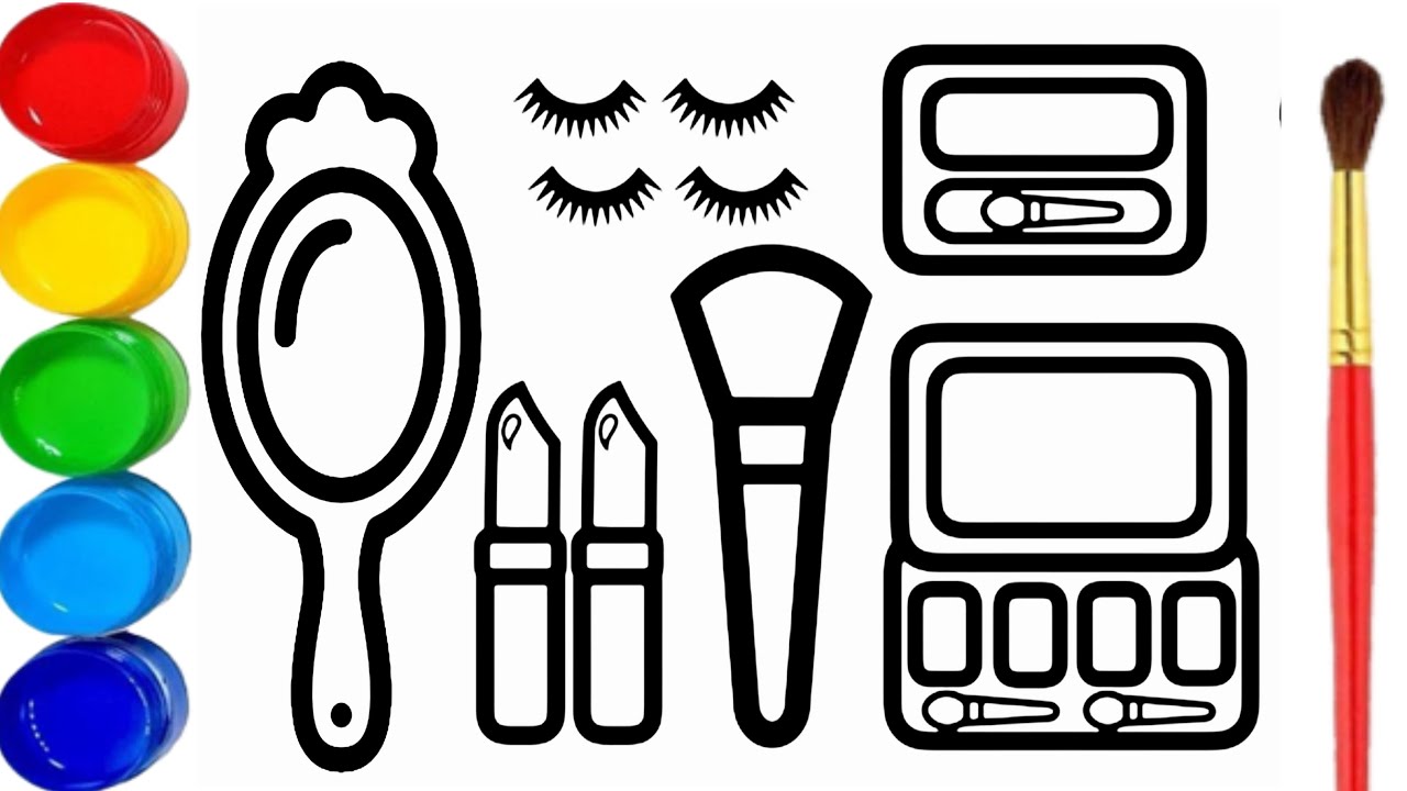 How To Draw Makeup Set💄Drawing | Makeup Set Drawing | How To Draw...🙂🙂 ...