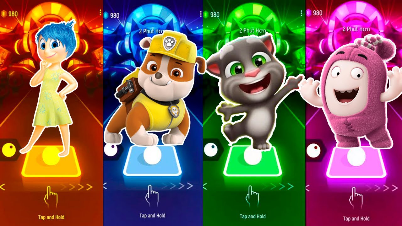 Inside Out Join Joy 🆚 Paw Patrol Rubble 🆚 My Talking Tom 🆚 Oddbods Newt ...