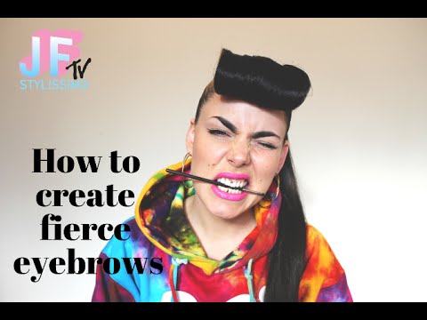 How to create fierce eyebrows in 2 simple steps! - YouTube
