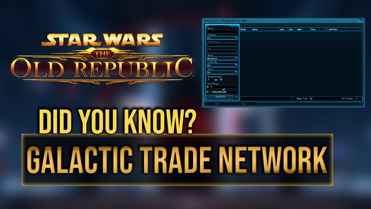 SWTOR: EVERYTHING you should know about the GTN! [2021] - YouTube