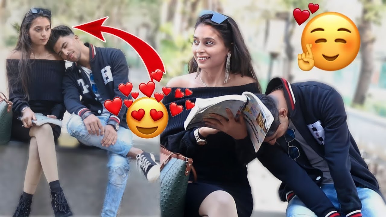 Sleeping 😴 On Strangers prank On Cute Girl's 😍 | Zain Khan Prank | Op ...