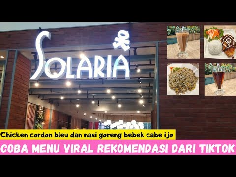 REVIEW SOLARIA DI MALL OF SERANG | CHICKEN CORDON BLEU JUARA ENAKNYA ...