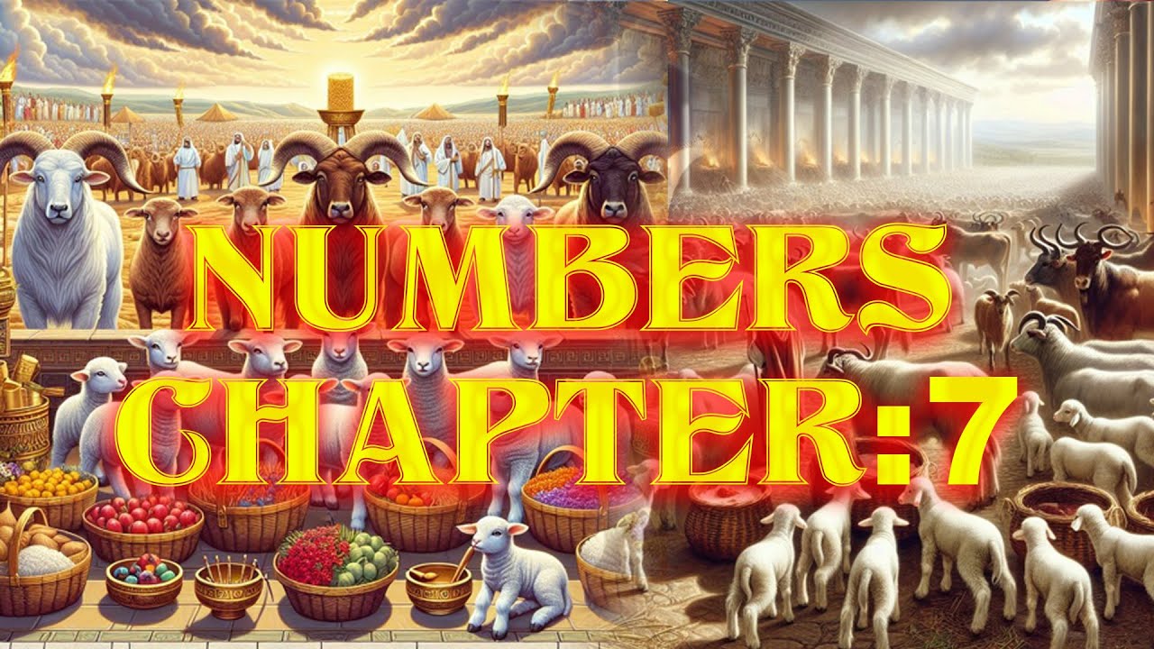 Numbers Chapter 7 verses 1 to 89 #ytvideo #biblestudy #bible # ...