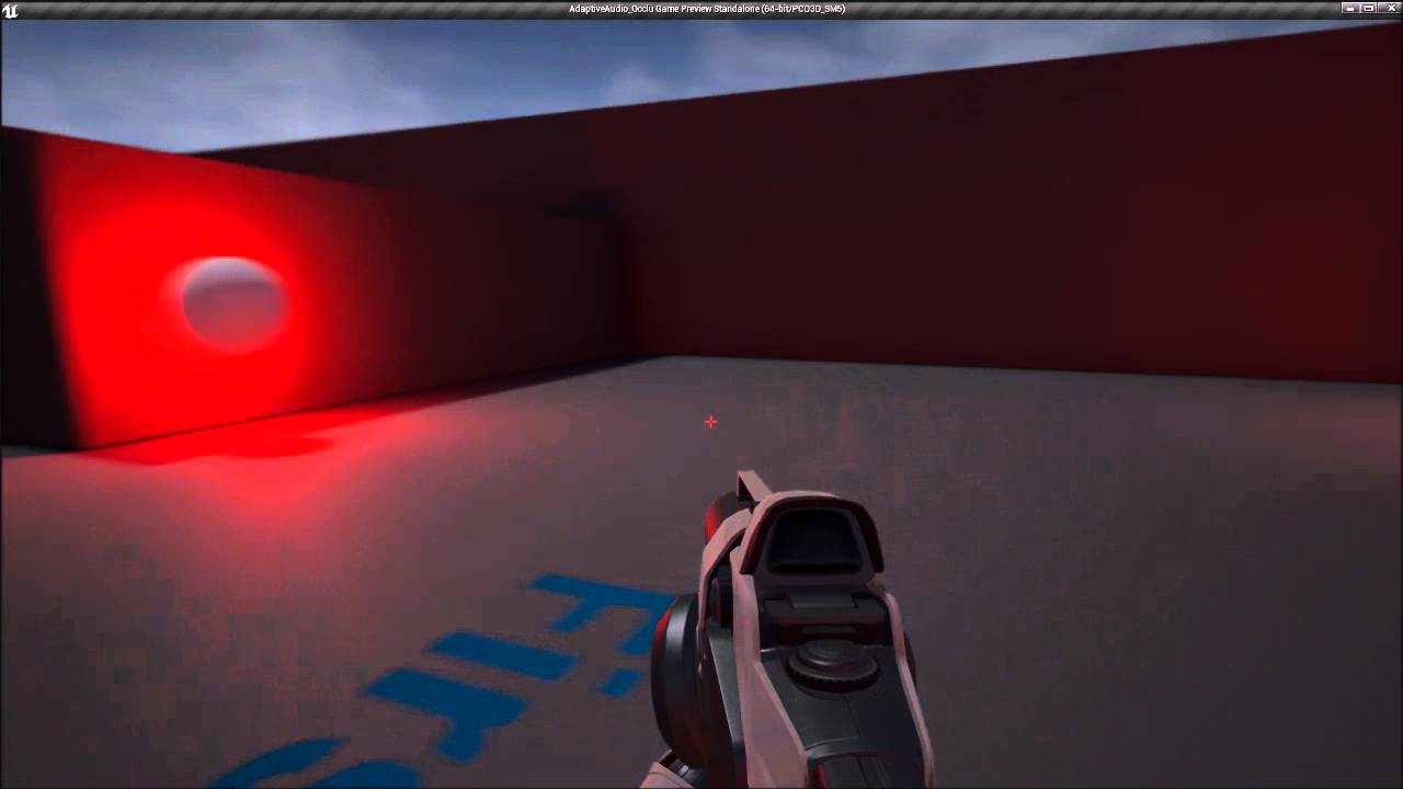 Real-time Audio Occlusion And Diffraction Demonstration using UE4 - YouTube