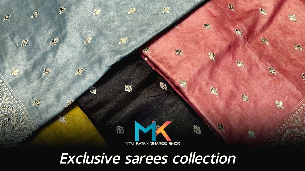 New Eid Collection || Exclusive Pure Sarees || Premium eid sarees ...