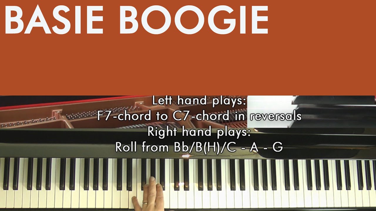 Boogie Piano Tutorial: BASIE BOOGIE - YouTube