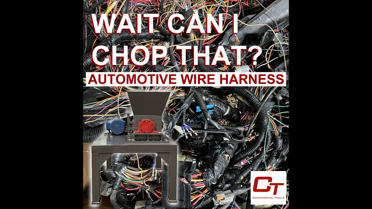 Chopping Automotive Wire Harness with Ease on CopperMine's CT-910 ...