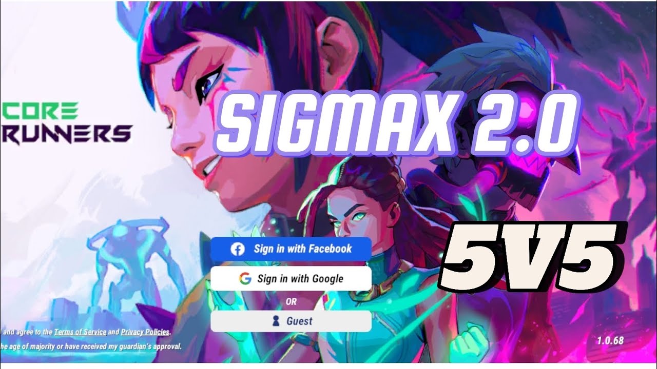 Core Runners Android gameplay 🎮/ 5V5/Part:2 SIGMAX 2.0 - YouTube