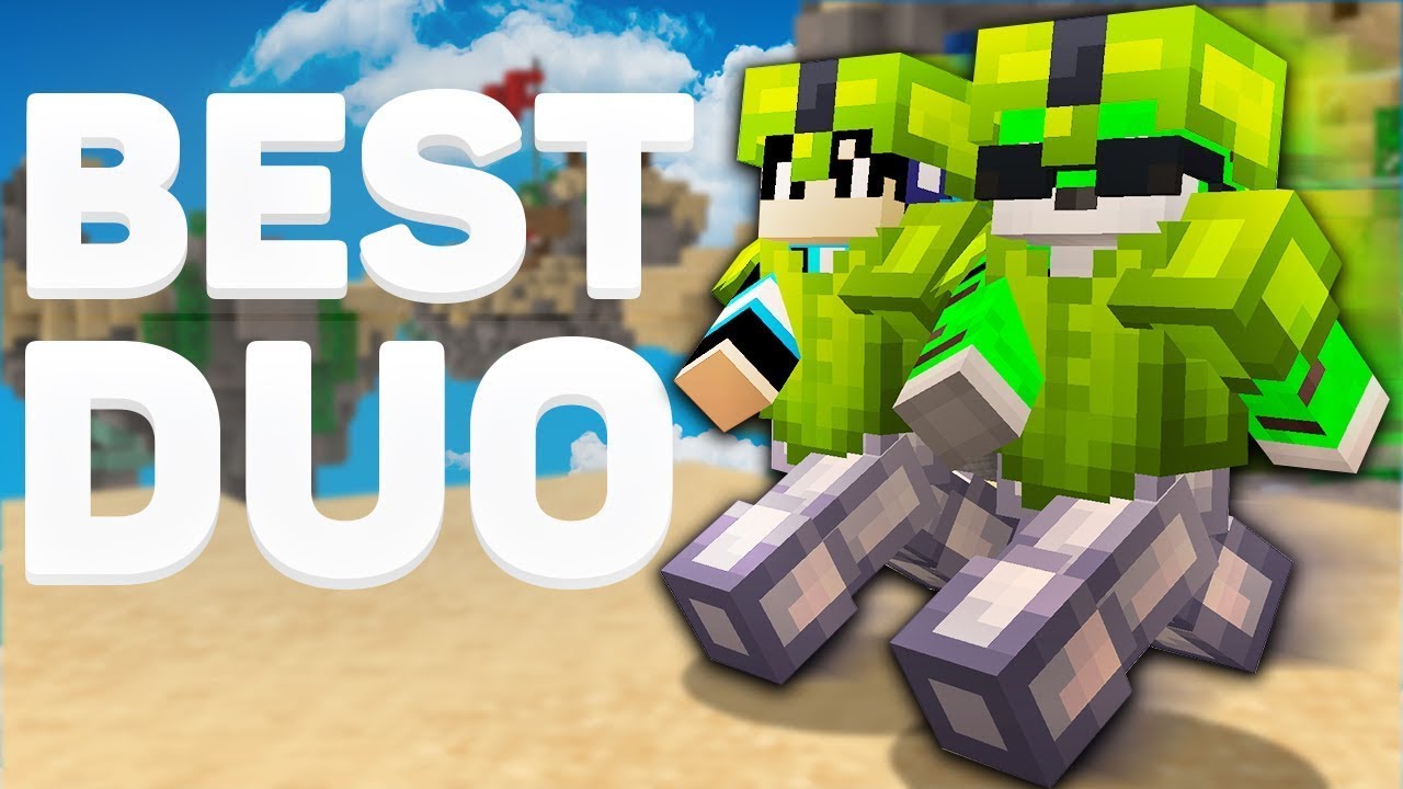 The Best Minecraft Bedwars Duo Ever. #minecraft - YouTube