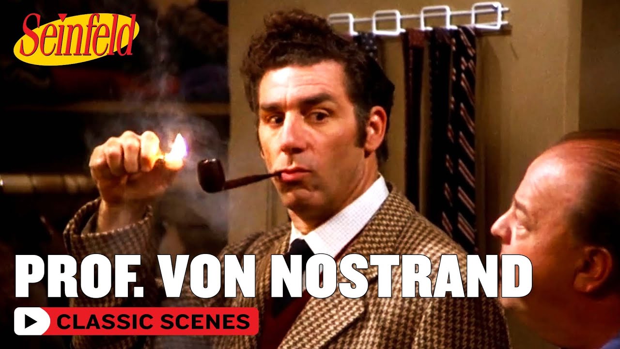 Kramer Invents Professor Von Nostrand | The Nose Job | Seinfeld - YouTube
