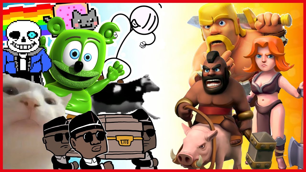 Clash of Clans - ULTRA Meme Mix - YouTube