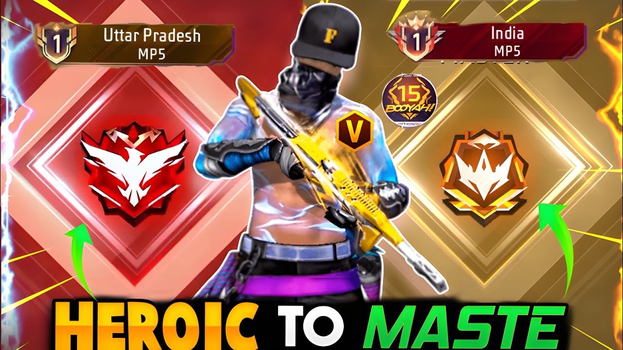 #freefire Finally Master Done Cs Rank Pushing with random player 🥵 Season 28 KGF king gaming ...