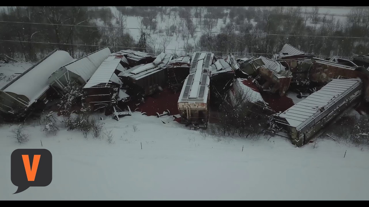 Carlos Train derailment- 3-1-19 - YouTube