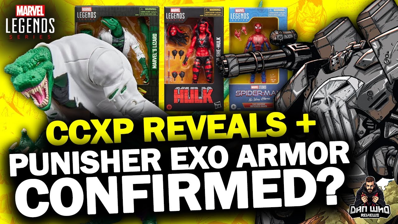 PUNISHER EXO ARMOR CONFIRMED? + MARVEL LEGENDS REVEALED AT CCXP - YouTube