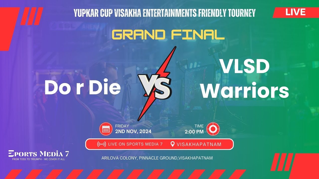 🏏 Do r Die VS VLSD Warriors | Final Match | YUPKAR CUP VISAKHA ...