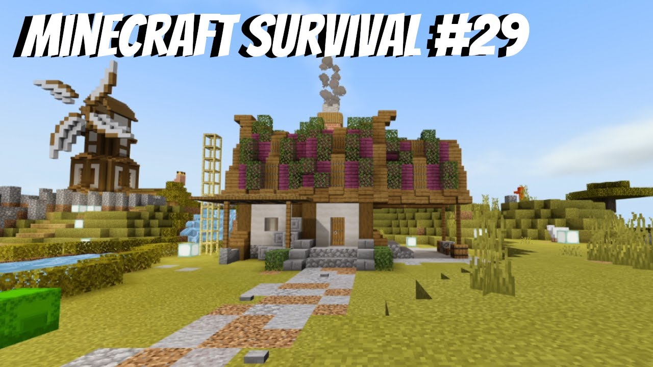 Stone Mason House Minecraft Survival #29 - YouTube