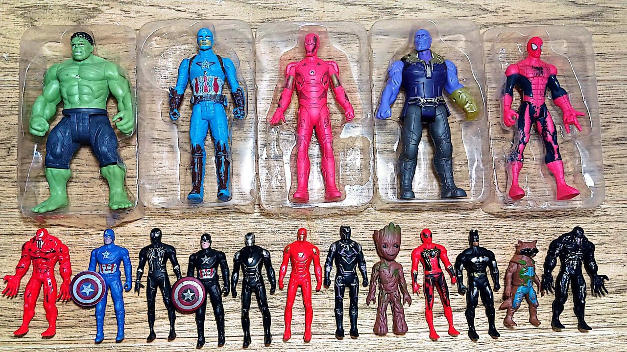 AVENGERS TOYS/Action Figures/Unboxing/Cheap Price/Ironman,Hulk,Thor ...