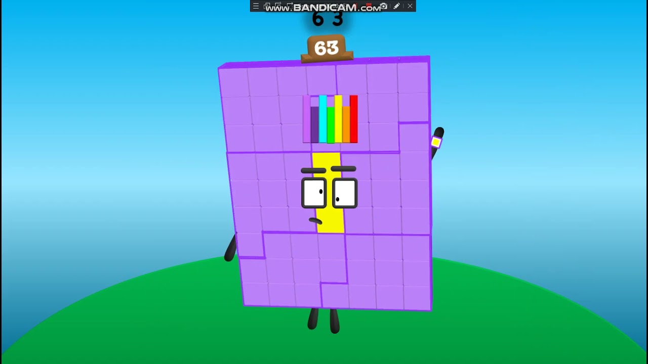 Numberblocks: A Relaxing Day for Sixty-Three... ? - YouTube