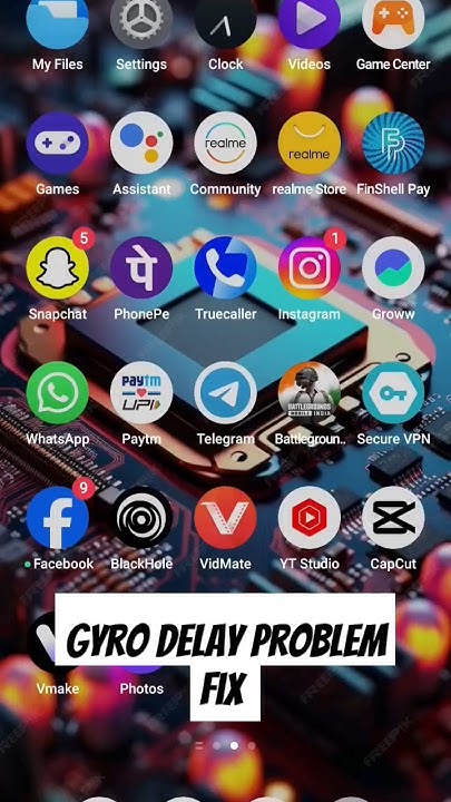 bgmi gyroscope delay problem solved || Gyro slow working problem - YouTube