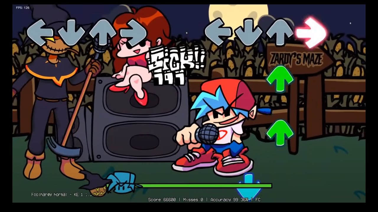 Friday Night Funkin' Mod - Zardy Foolhardy (HARD) - YouTube