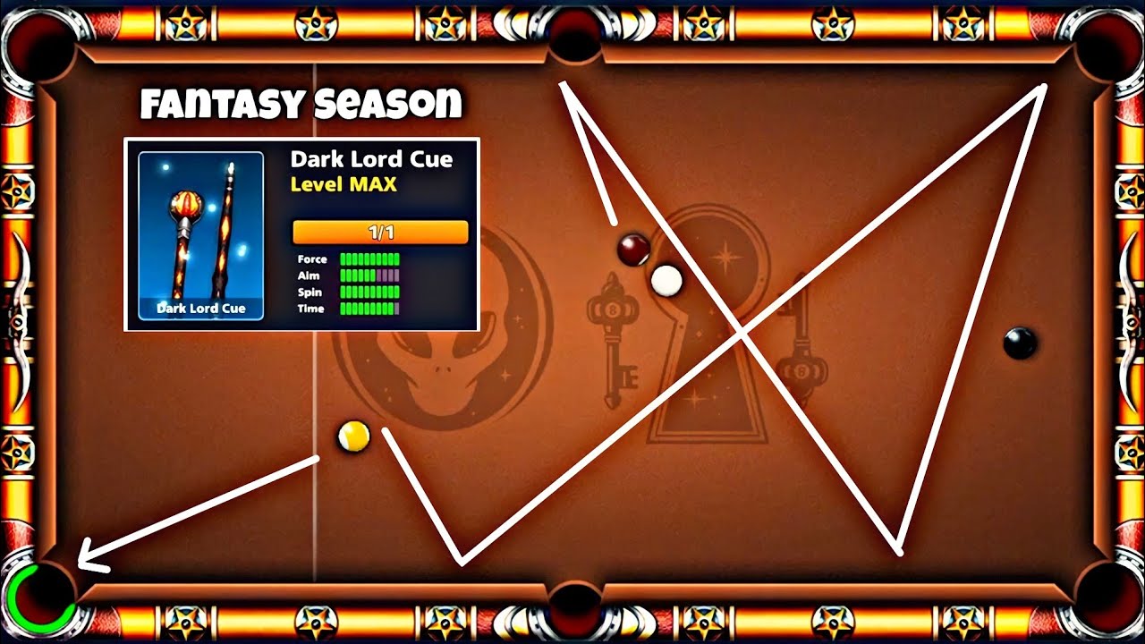 8 ball Pool Fantasy Season | Best Shot Cushion Shot Kick shot - YouTube