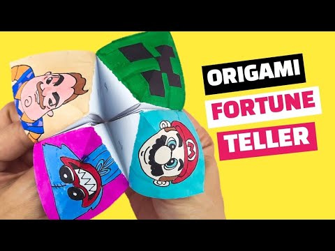 Origami Paper Fortune Teller (Minecraft, Hello Neighbor, Huggy Wuggy ...