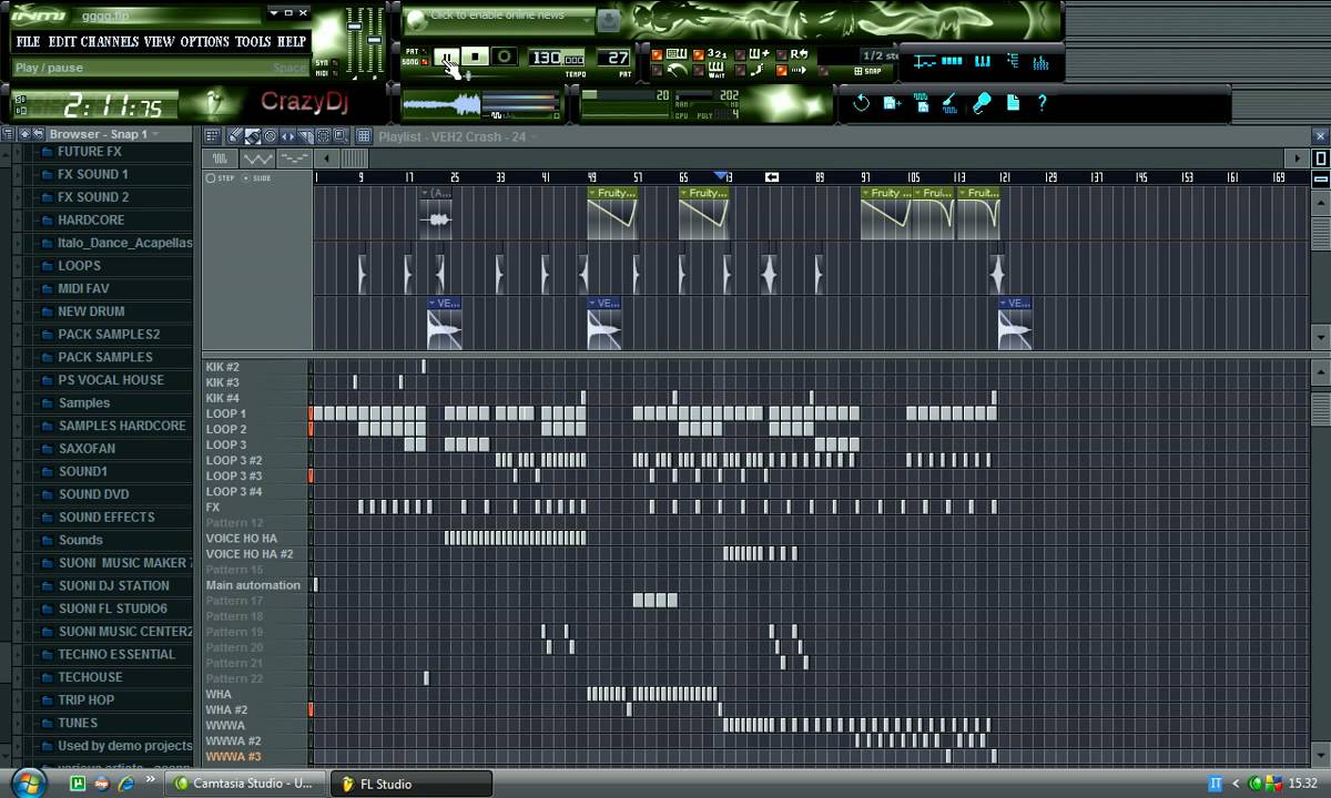 FL STUDIO 8 ELECTROHOUSE ITA - YouTube