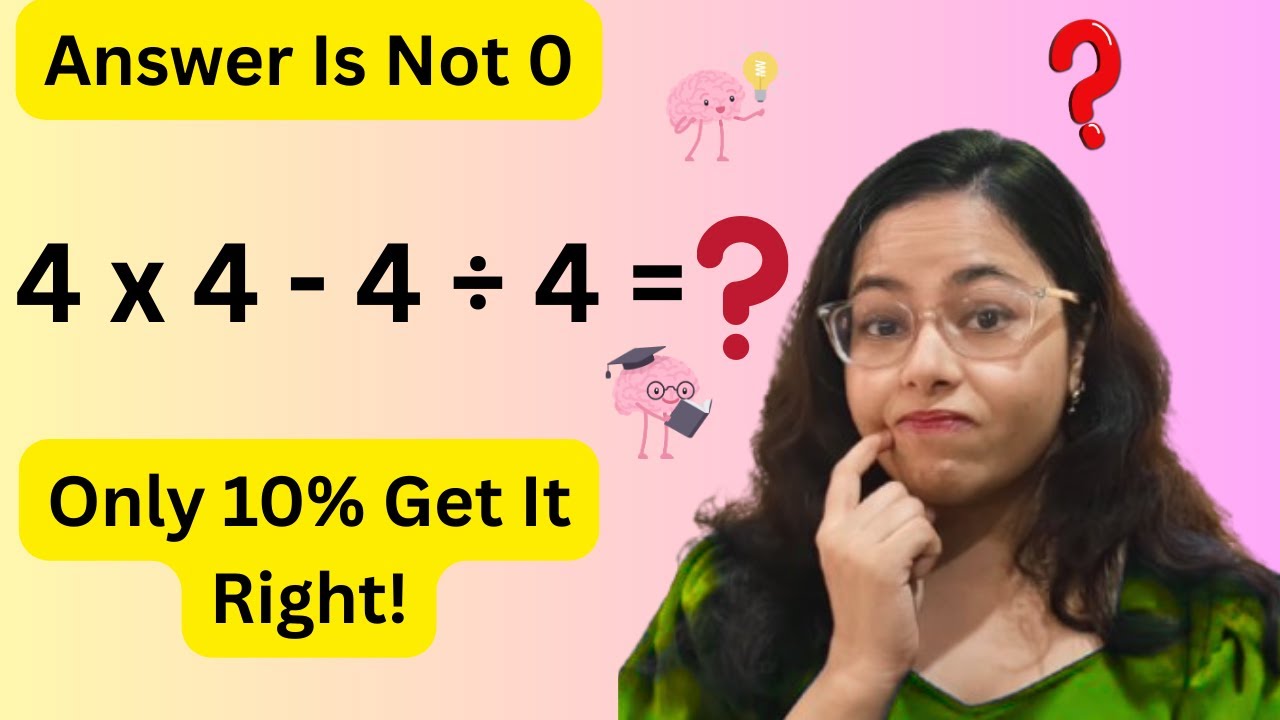 Most People Get This Math Question Wrong! - YouTube