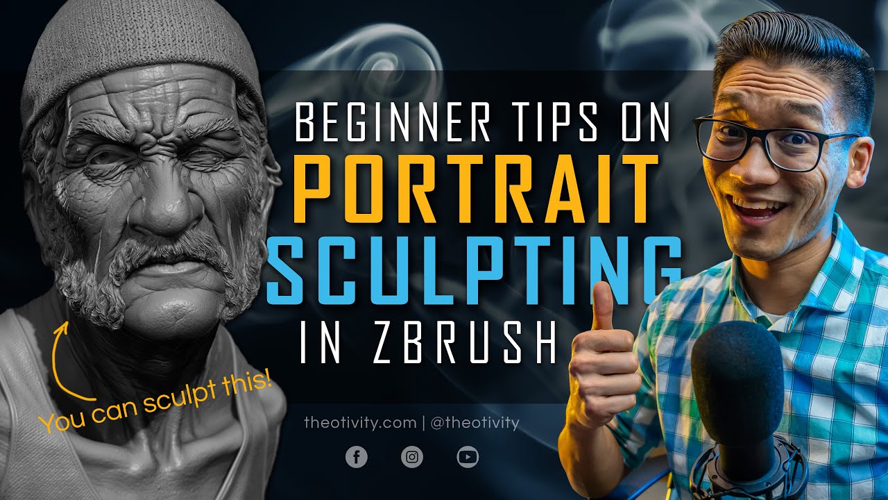 Tips on Portrait Sculpting in ZBRUSH | Beginner Tutorial - YouTube